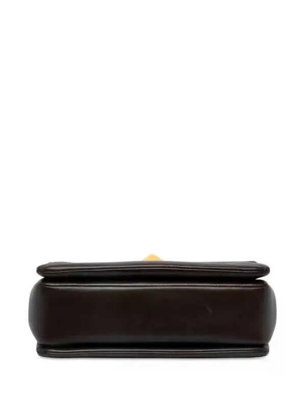 Valentino Garavani 2018-2026 Nappa One Stud Chain Crossbody Bag - Brown