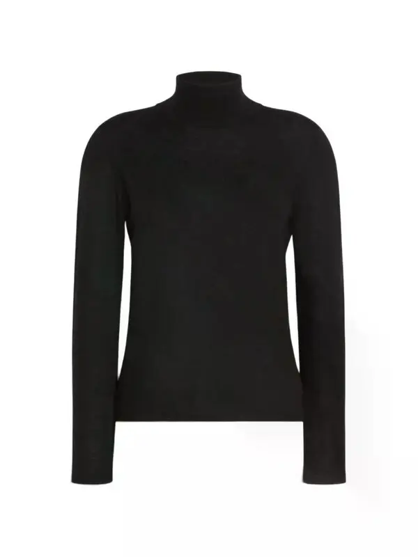 Max Mara High-neck Cashmere Sweater - Black