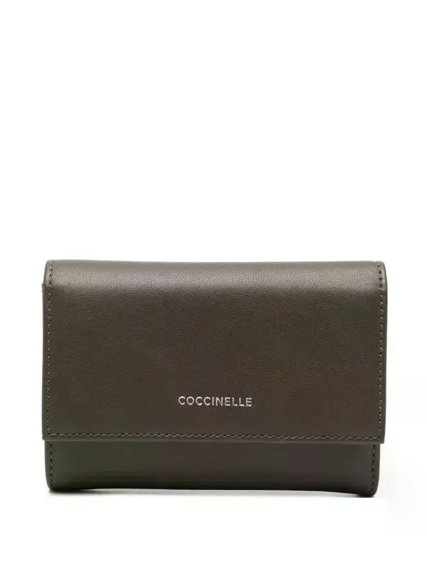 COCCINELLE Logo-lettering Foldover Wallet
