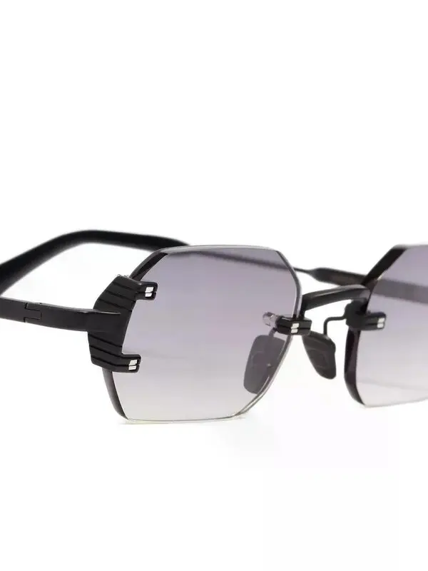 JOHN DALIA Amaru Geometric-frame Sunglasses