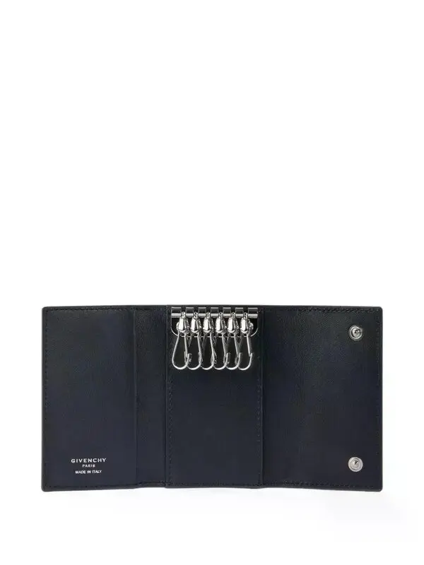 Givenchy Key Case In Grained Leather
