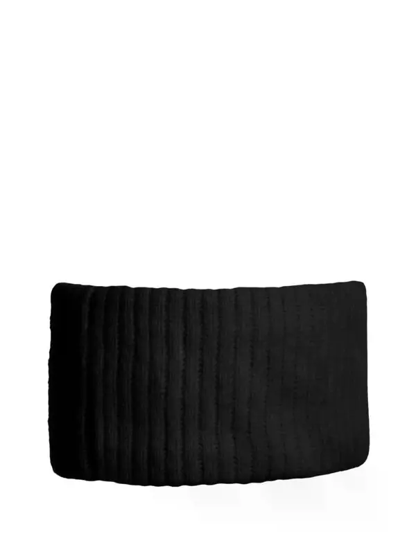 PARAJUMPERS Calane Logo-patch Ribbed Headband - Black