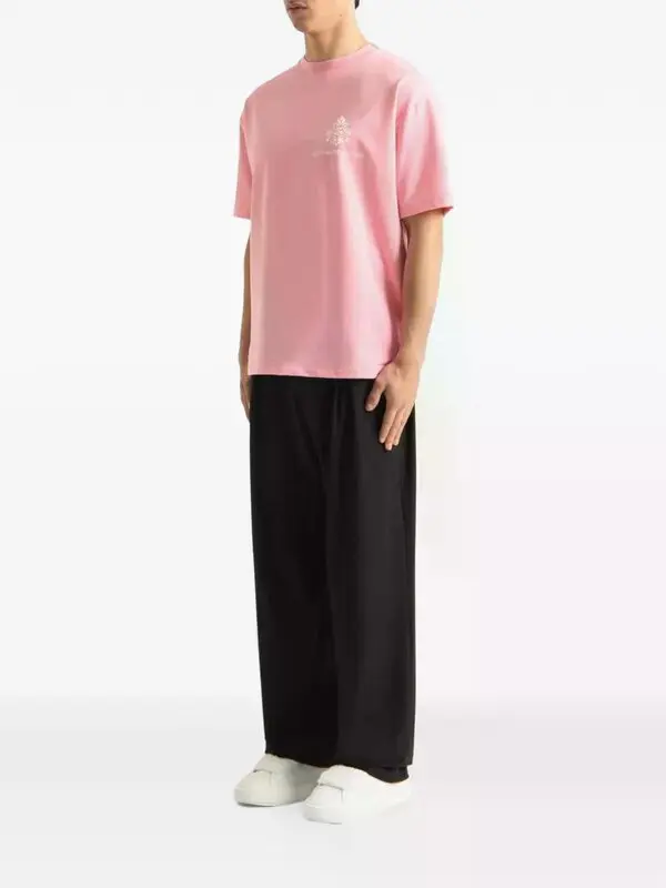 DON'T WASTE CULTURE Logo-print Drop-shoulder T-shirt