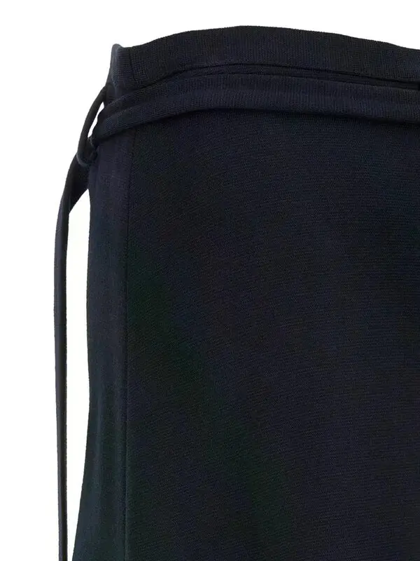 TELA Beatrix Asymmetrical Belted Midi Skirt