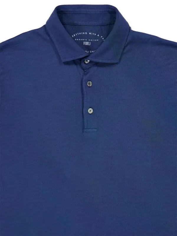 Fedeli Short-sleeve Knitted Polo Shirt