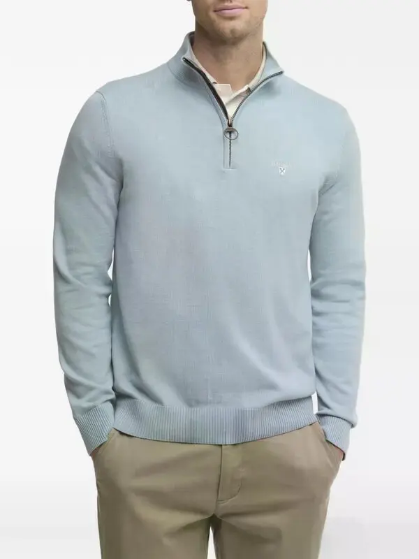 Barbour Lingwood Half-zip Sweater - Blue