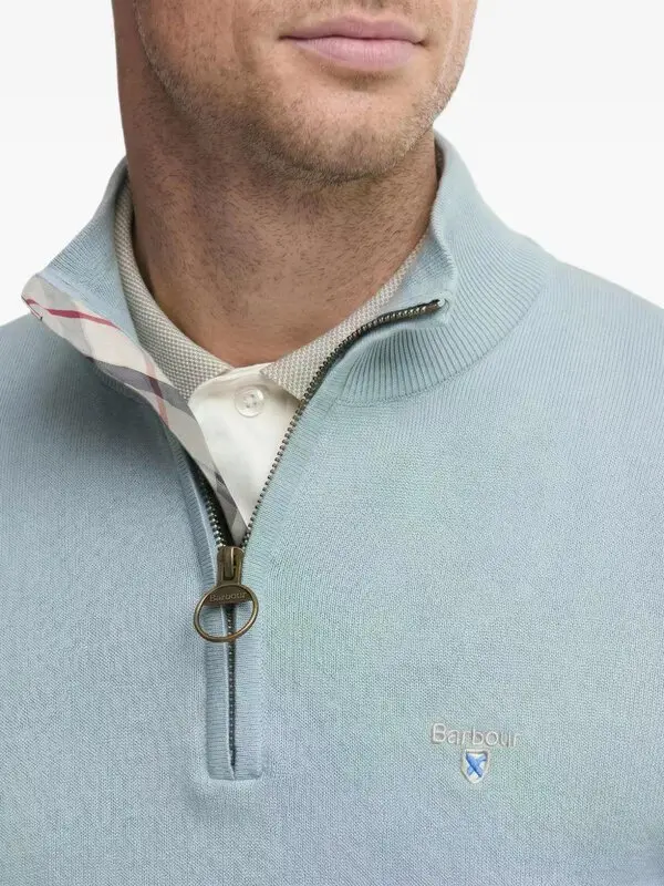 Barbour Lingwood Half-zip Sweater - Blue