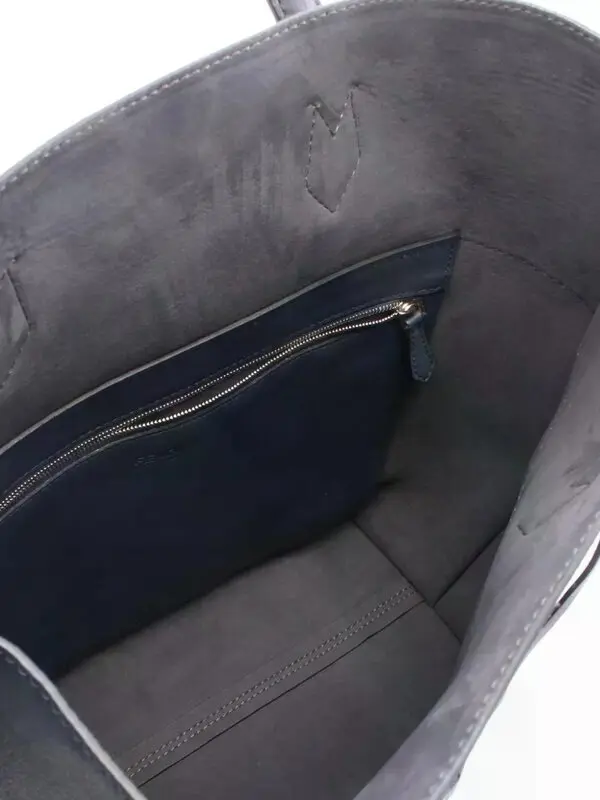 Fendi 2000-2010 Small Leather All In Shopping Tote Bag