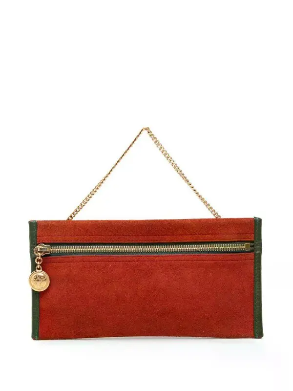 Gucci 2000-2015 Suede Rajah Pouch - Red