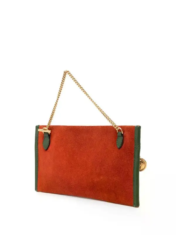 Gucci 2000-2015 Suede Rajah Pouch - Red