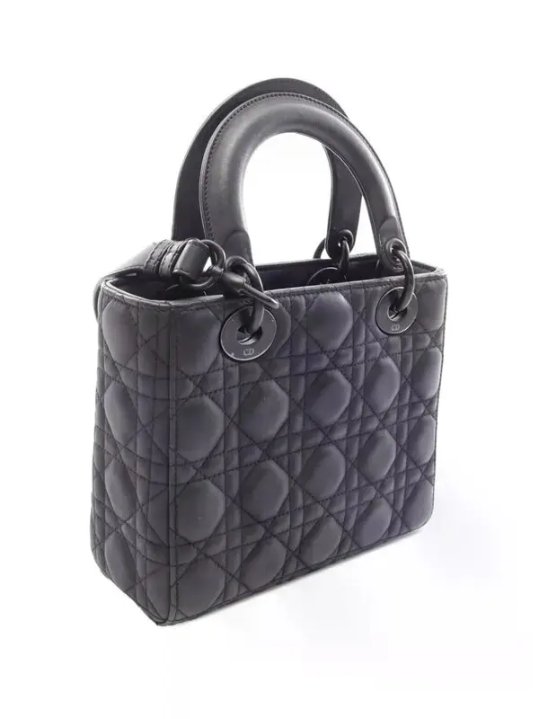 Dior 2000-2026 Small Lambskin Cannage Lady Satchel