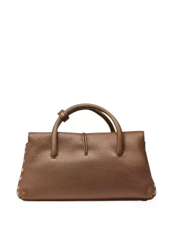 ZANELLATO Small Dotta Pebbled Leather Tote Bag