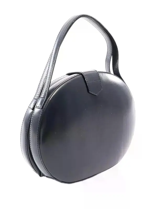 Loewe 2002-2026 Leather Anagram Round Handbag