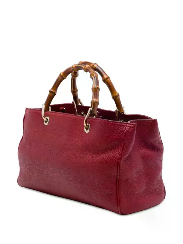 Gucci 2016-2026 Medium Calfskin Bamboo Shopper Satchel