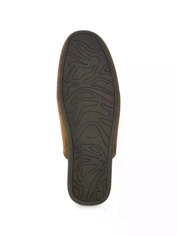 NUBIKK Joan Logo-plaque Suede Slippers