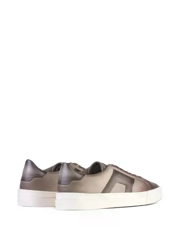 Santoni Gradient-effect Leather Sneakers