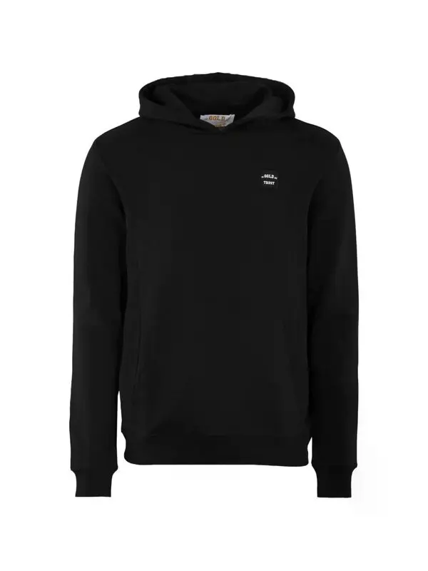 IN GOLD WE TRUST PARIS The Expension Logo-patch Hoodie - Black