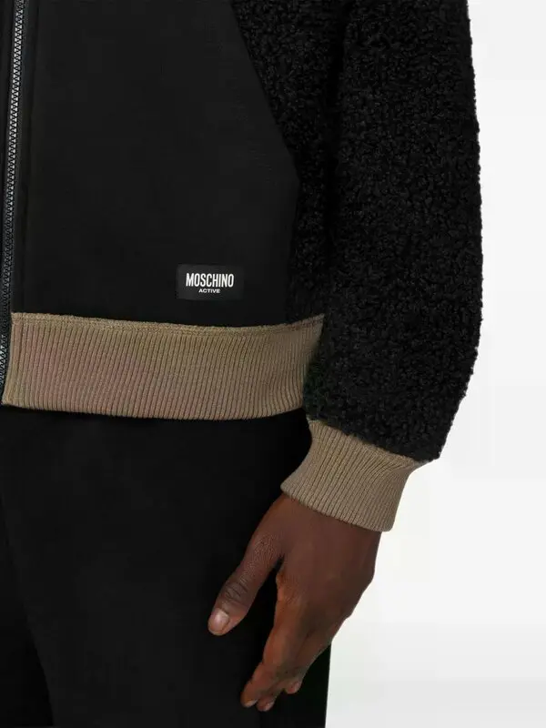 Moschino Fleece Zip-up Hoodie