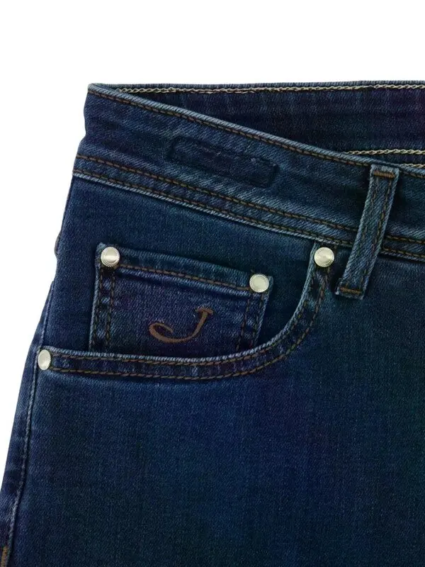 JACOB COHЁN Nick Logo-patch Slim-fit Jeans