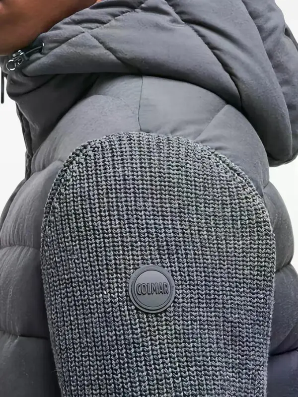 COLMAR Quilted Knit-sleeve Padded Jacket