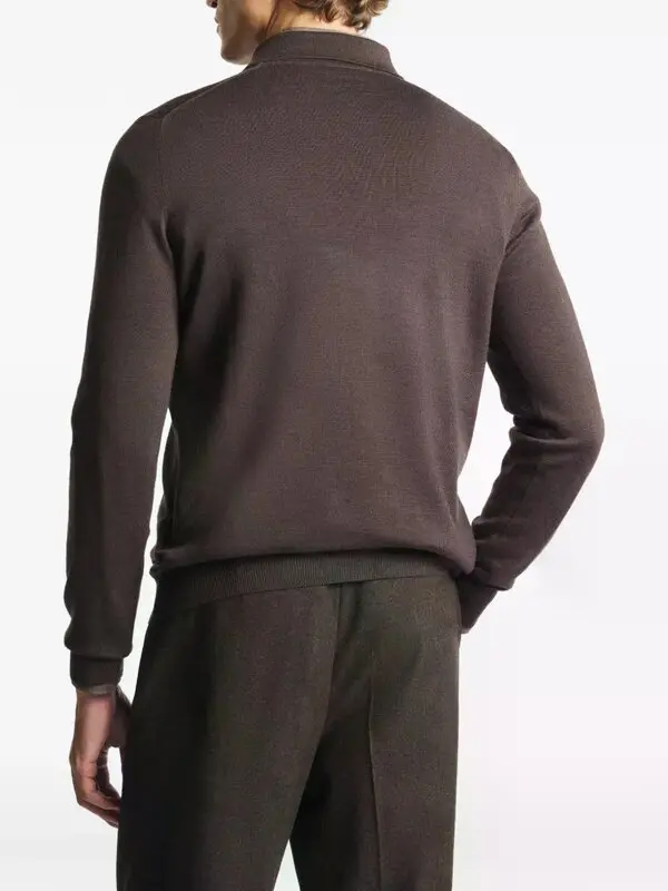 FAY Long-sleeve Polo Sweater