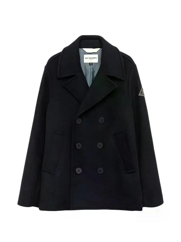 ROY ROGER'S Melton Double-breasted Pea Coat
