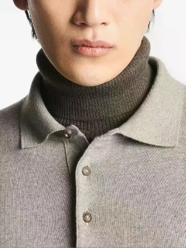 FAY Long-sleeve Polo Sweater