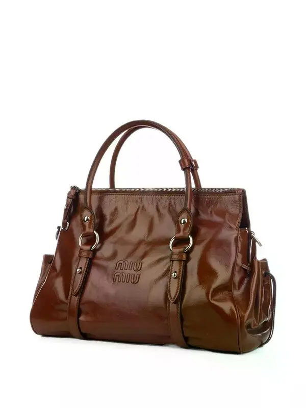 Miu Miu Shiny Leather Handbag