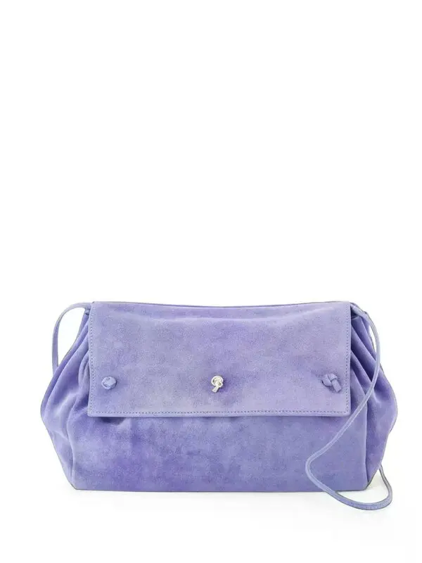 Staud Cy Suede Shoulder Bag - Blue