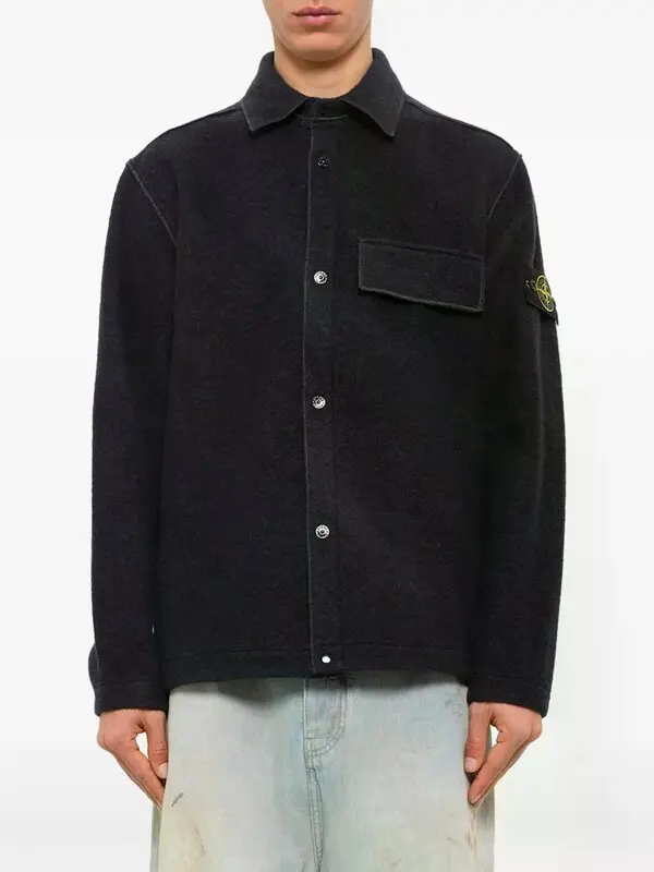 Stone Island 1200034 Micro Bouclé Overshirt