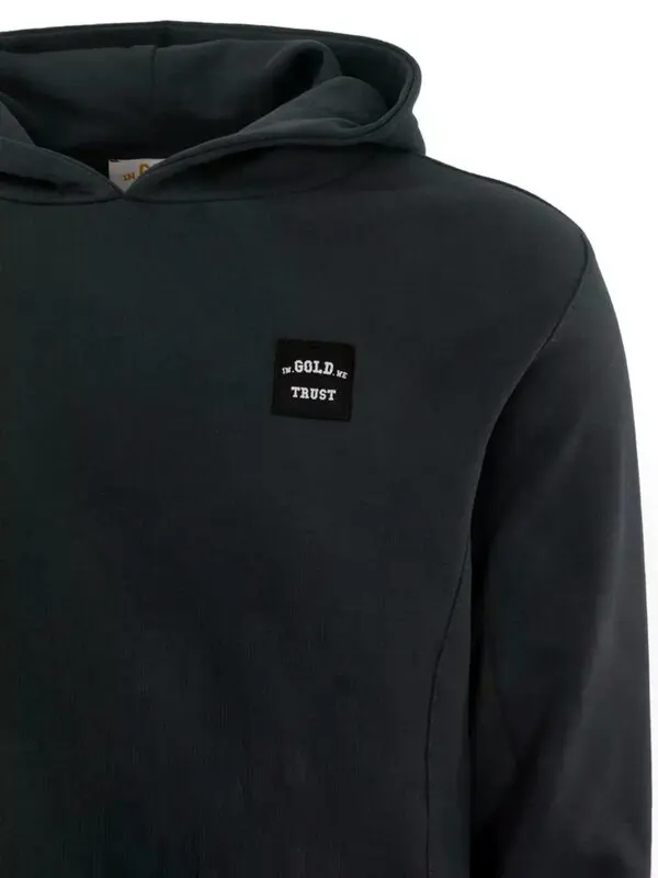 IN GOLD WE TRUST PARIS The Expension Logo-patch Hoodie