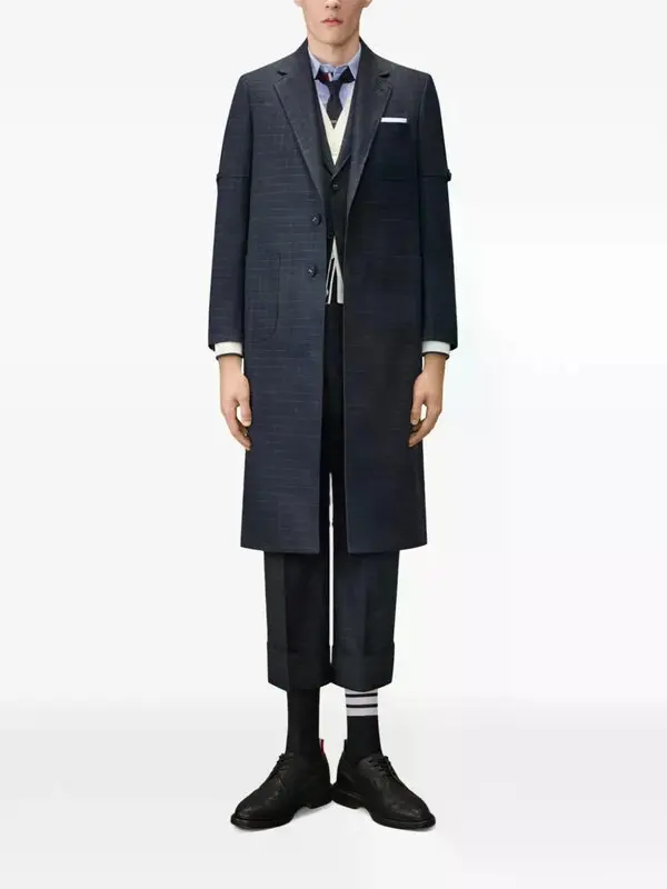 Thom Browne Windowpane Checked Blazer