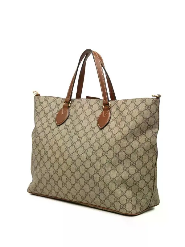 Gucci 2000-2015 Medium Gg Supreme Convertible Soft Tote Satchel