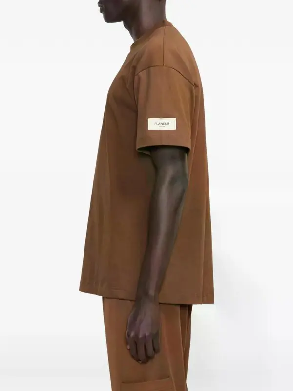 FLANEUR Atelier Logo-patch T-shirt