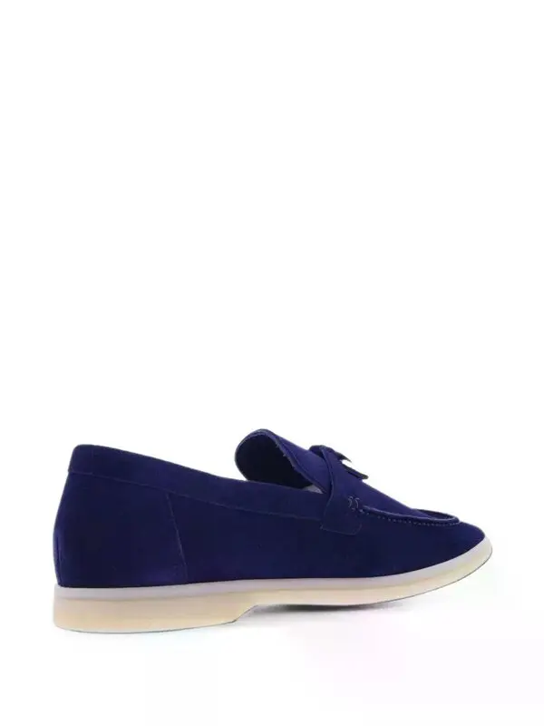 PARIS PUNK Suede Loafers