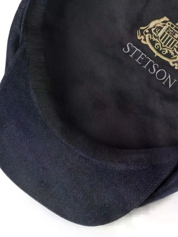 Stetson Herringbone Wool Flat Cap