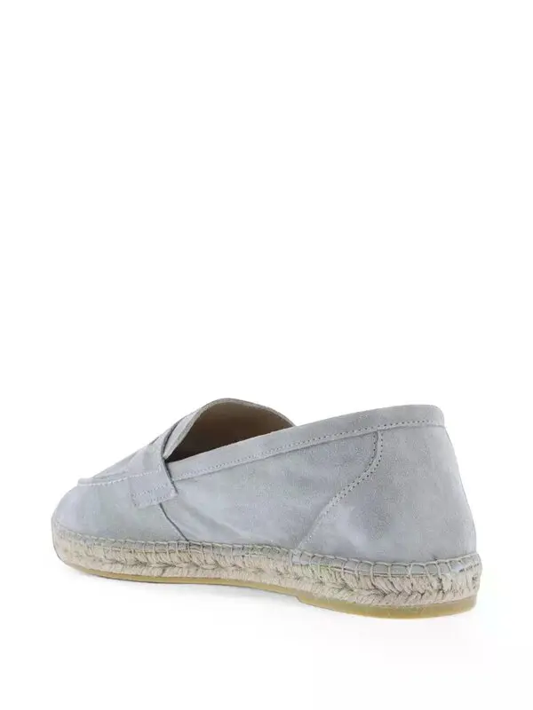 PARIS PUNK Suede Espadrille Loafers