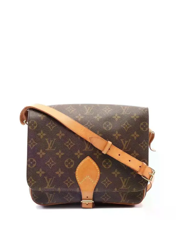LOUIS VUITTON 1996 Monogram Cartouchiere Gm Crossbody Bag