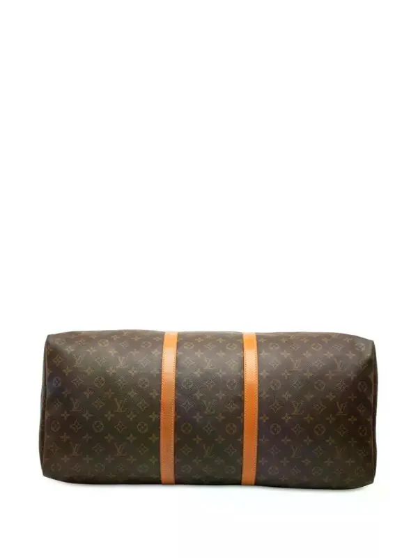 LOUIS VUITTON 1994 Monogram Keepall 60 Travel Bag - Brown