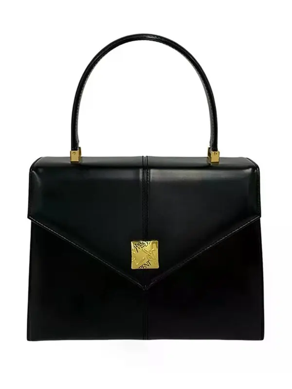 Saint Laurent 20th Century Leather Top Handle Handbag