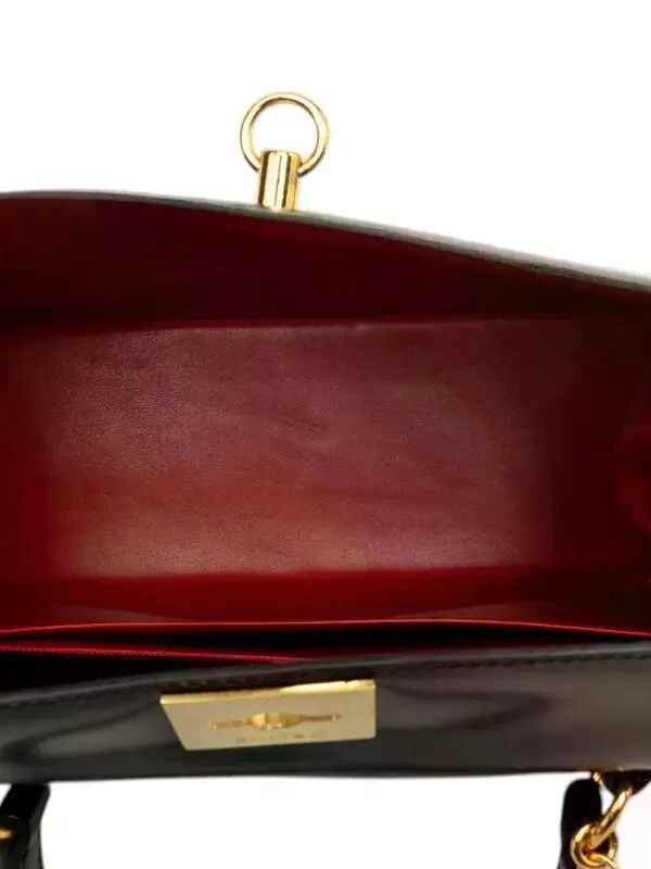 Celine 2000-2026 Leather Toggle Clasp Top Handle Bag Handbag