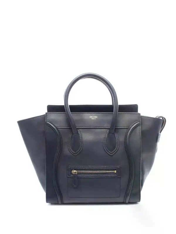 Celine 2010-2026 Mini Leather Luggage Tote Bag