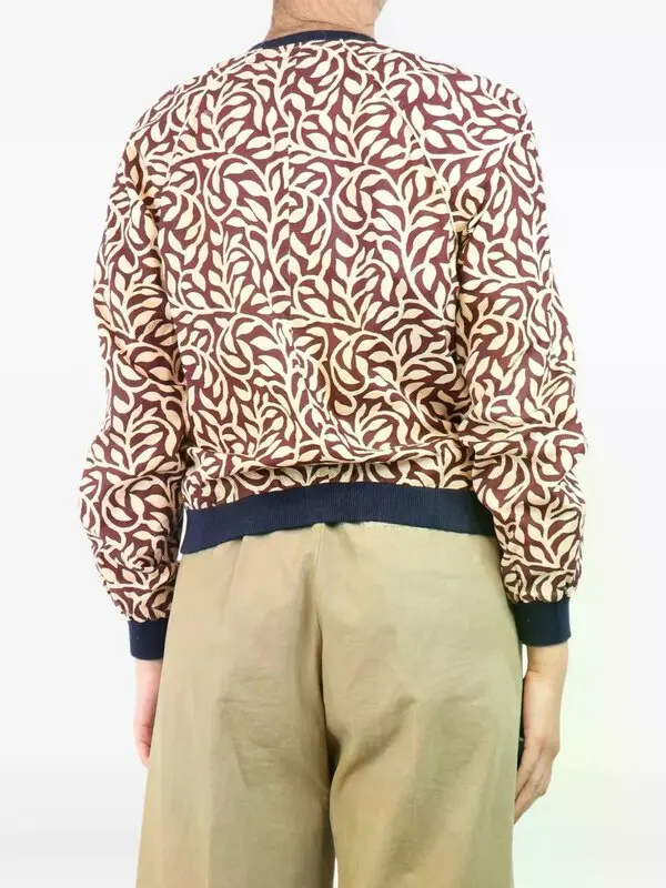 Soeur Foliage-print Bomber Jacket
