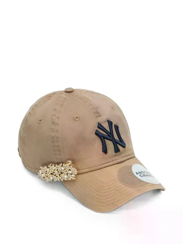 ANOTHER CHANCE Crystal-embellished Logo-embroidered Cap