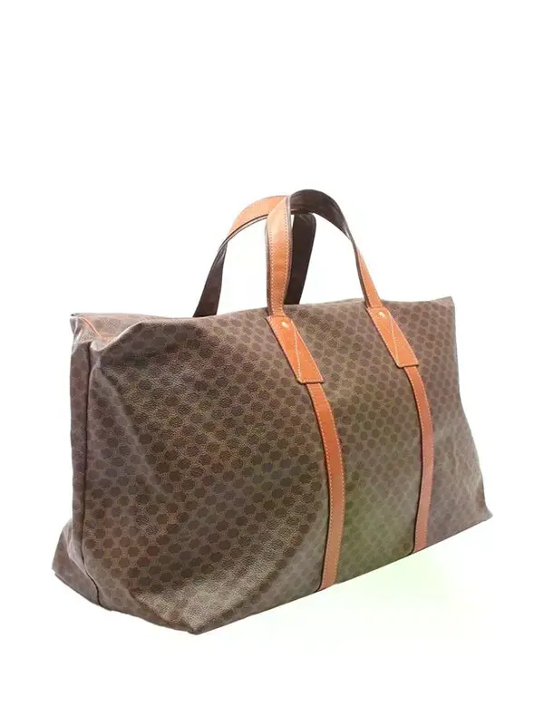 Celine 20th Century Macadam Coated Canvas Travel Bag