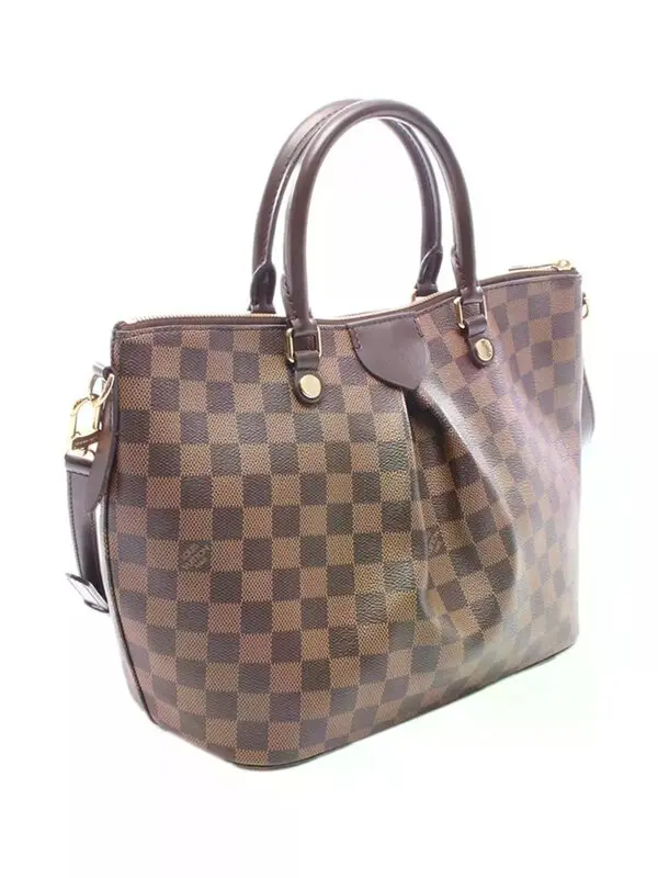 LOUIS VUITTON 2015 Damier Ebene Siena Pm Satchel