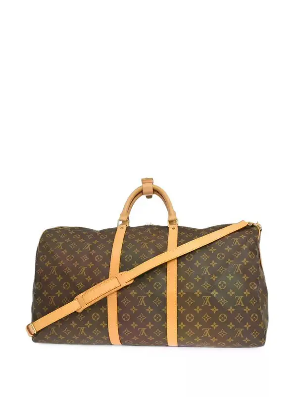 LOUIS VUITTON 1996 Monogram Keepall Bandouliere 60 Luggage Bag