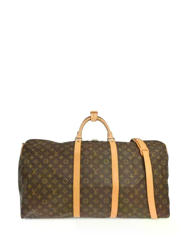 LOUIS VUITTON 1996 Monogram Keepall Bandouliere 60 Luggage Bag