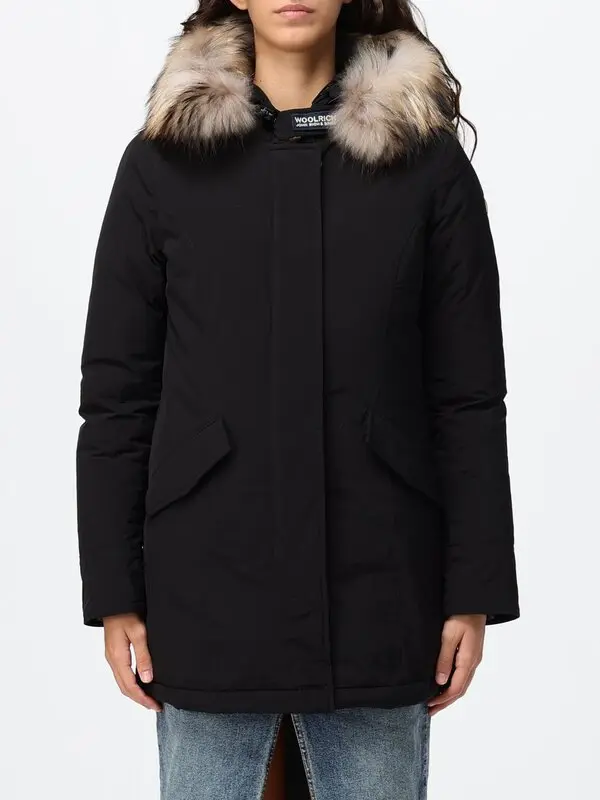 Woolrich Arctic Water-repellent Knee-length Parka With Shearling Hood