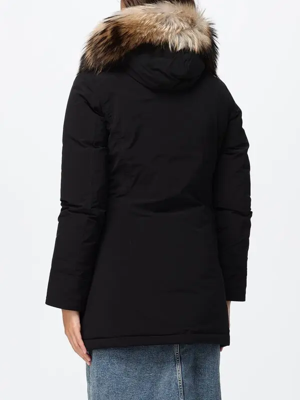 Woolrich Arctic Water-repellent Knee-length Parka With Shearling Hood